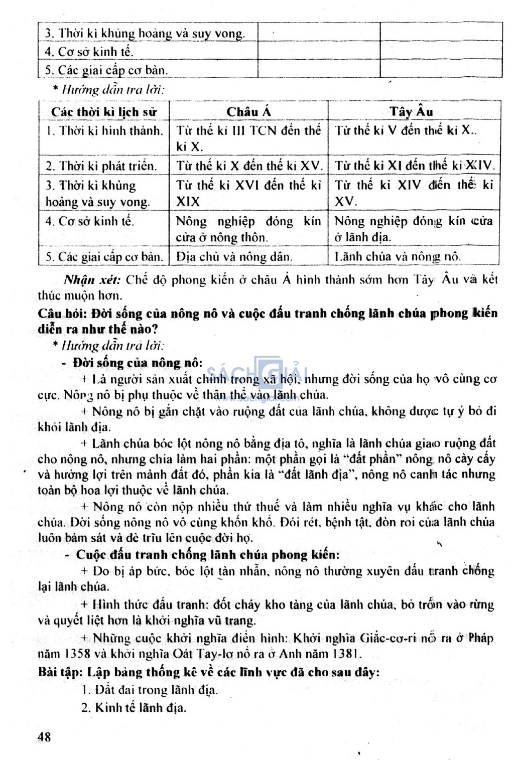 Hướng Dẫn Trả Lời Câu Hỏi Và Bài Tập Lịch Sử 10 Đọc Sách Miễn Phí